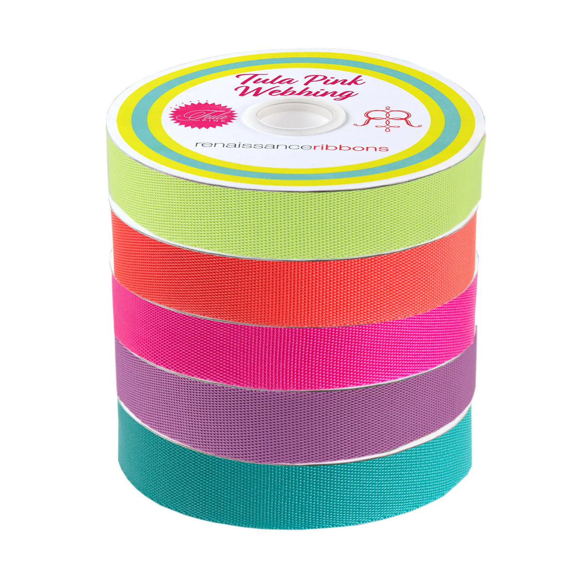 Tula Pink Webbing - 1" wide - Cosmic Neon Pink – Craft de Ville