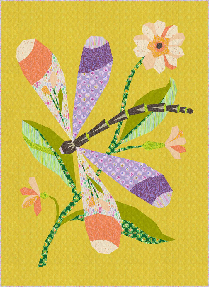 Tamara Kate Design - WONDERGARDEN No.14 Dragonfly Quilt Pattern – Craft ...