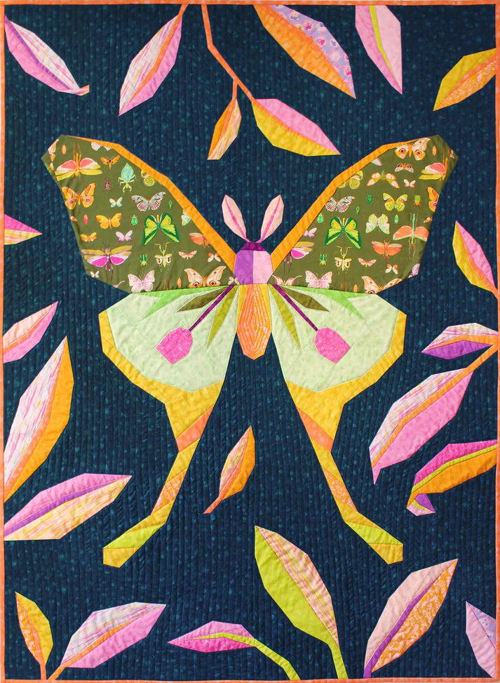 Tamara Kate Design - WONDERGARDEN No.13 Luna Moth Quilt Pattern – Craft ...